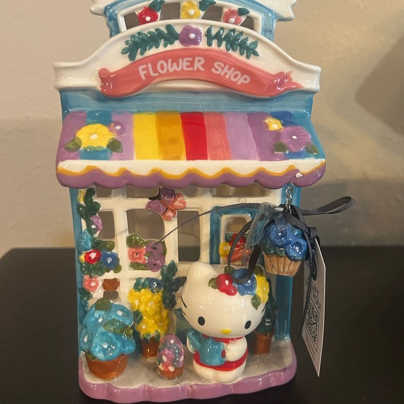 Blue Sky | Accents | Hello Kitty Flower Shop Ceramic Figurine | Poshmark